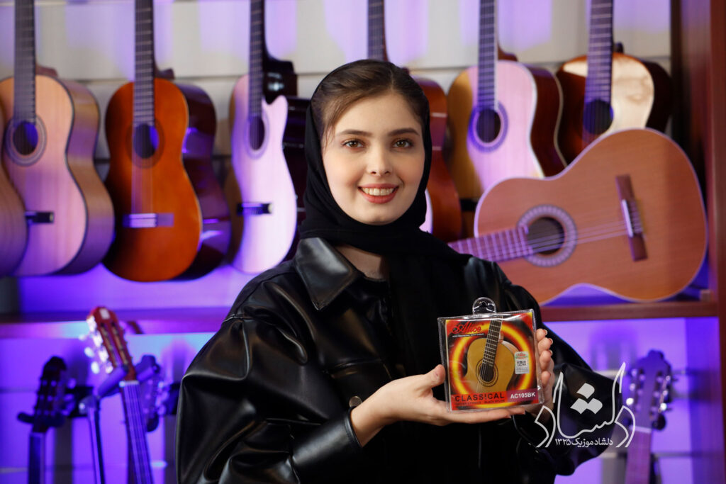 قیمت و خرید سیم گیتار کلاسیک Alice-AC105BK + خرید قسطی